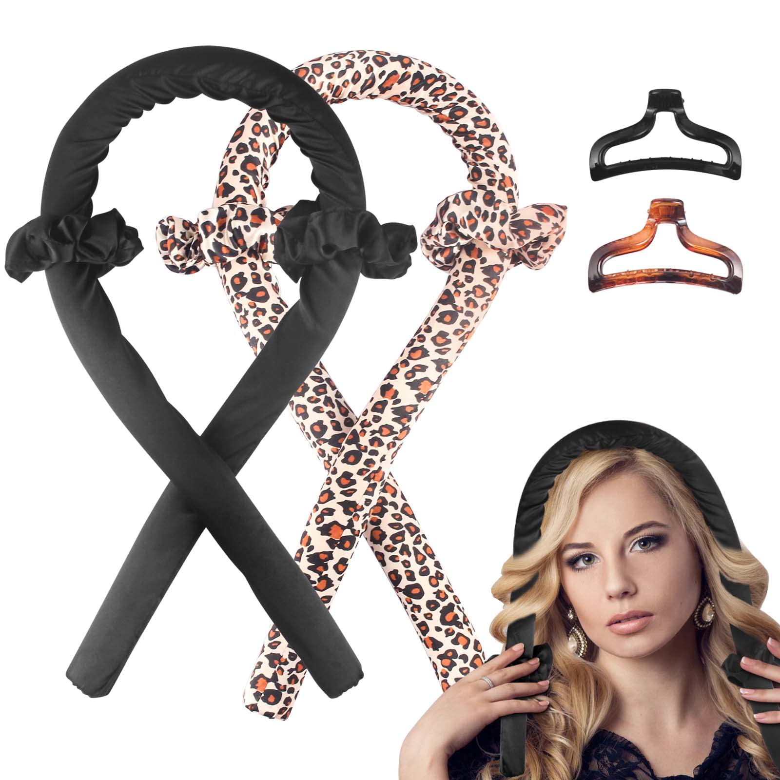 Buy 2 Pack Heatless Hair Curler - Cekaso Heatless Curls Headband For ...