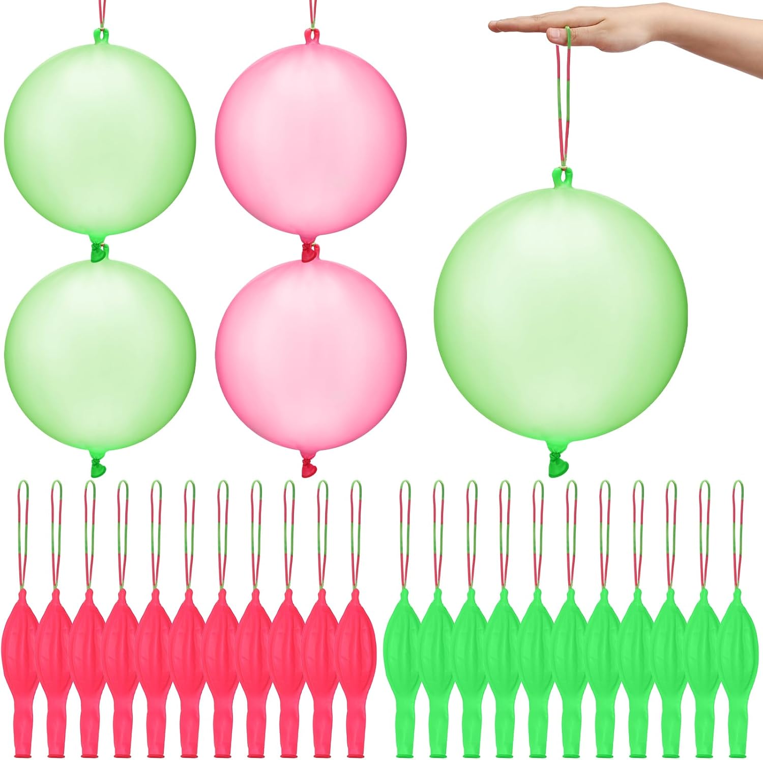 Amazon.com: Charnoel 24 Pcs Pink and Green Party Favors Pink and Green ...