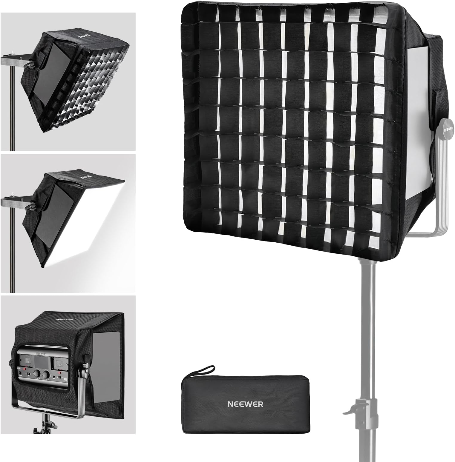 Amazon.com : NEEWER Upgraded Softbox Diffuser for NL660 RGB660 PRO II ...