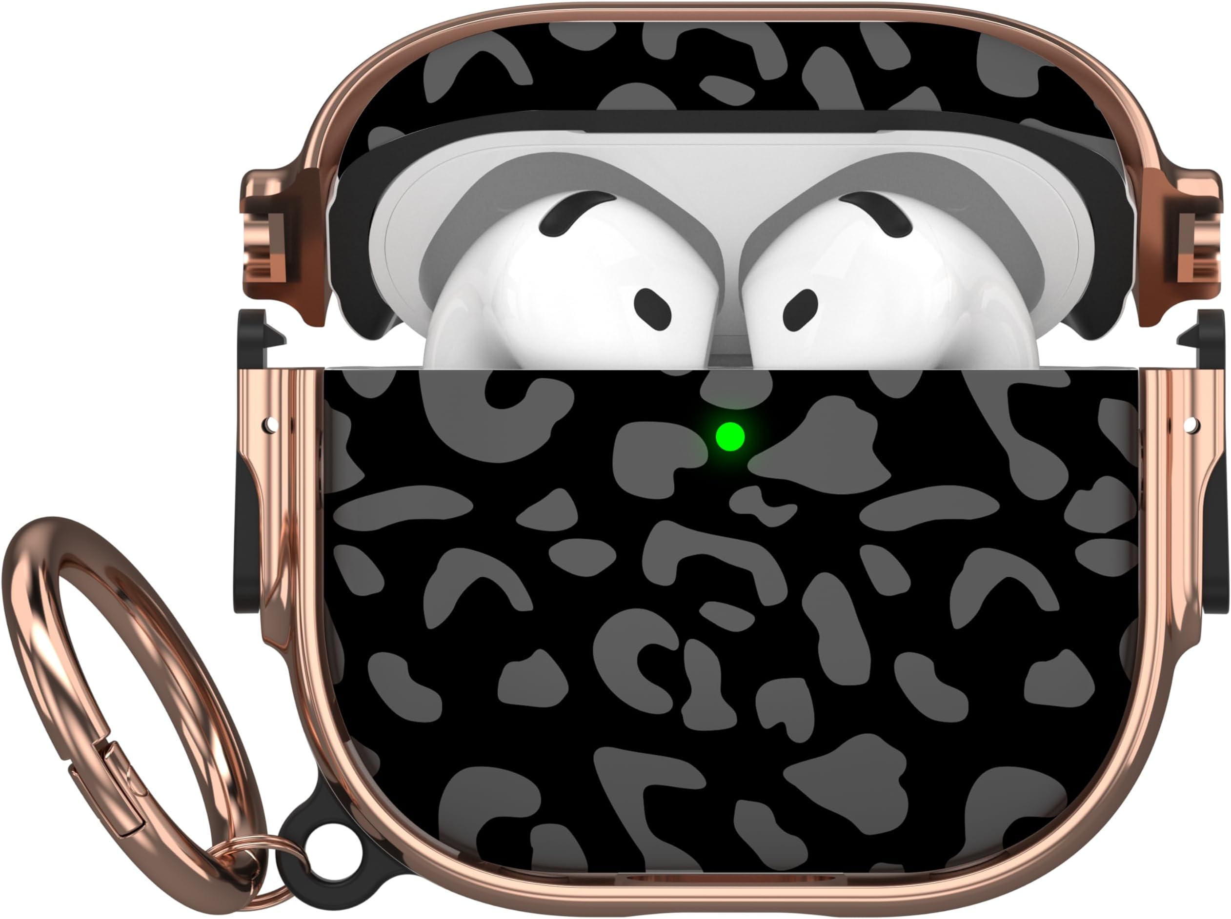 Amazon.com: Silicone Leopard AirPods 4 Case 2024, Gawnock Case Cover ...