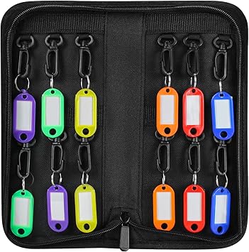 Amazon.com: Sdstone Portable Zippered Key Organizer, Fireproof Key Case ...