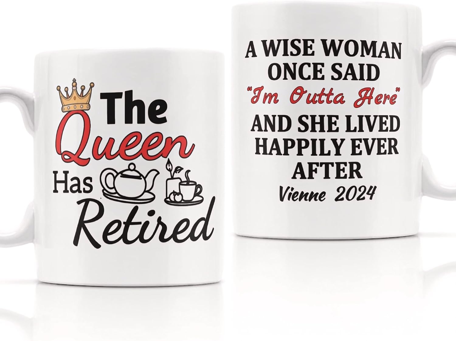 Amazon.com | tiau Retirement Gifts for Women 2024,Custom Retirement Mug ...