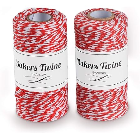 10 Metres of Red/White Craft - Bakers - Butchers - String - Twine ...