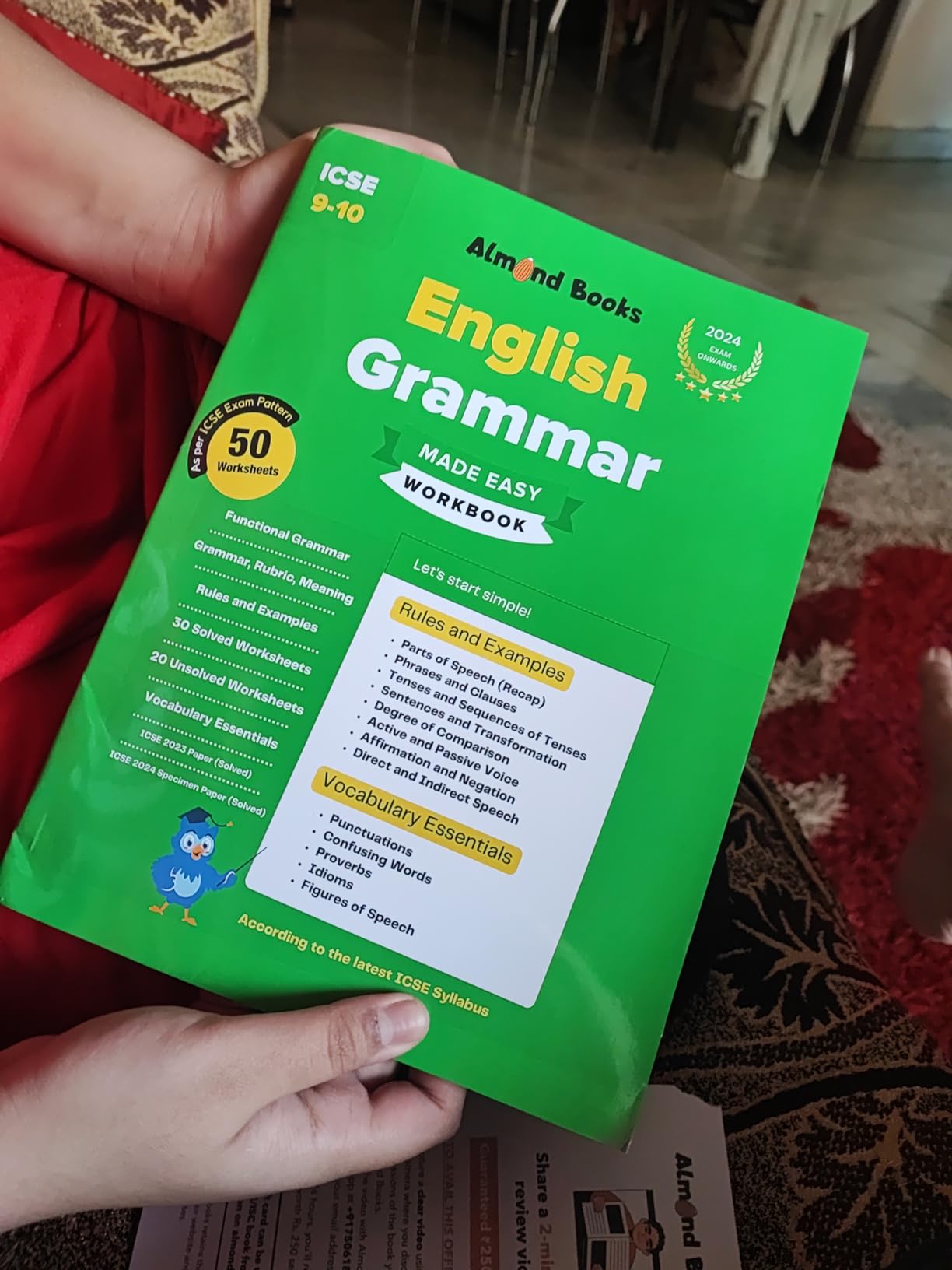 Almond Books ICSE English Grammar Made Easy Workbook for Class 9 & 10 ...