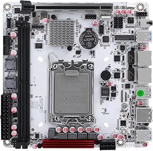 Amazon.com: SJRC Q670 LGA 1700 NAS Motherboard 8 Bay, 8 x SATA3.0 Mini ITX Mainboard 3 x M.2 ...