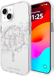 Amazon.com: Case-Mate iPhone 15 Case - Touch of Pearl [12ft Drop Protection] [Compatible with ...