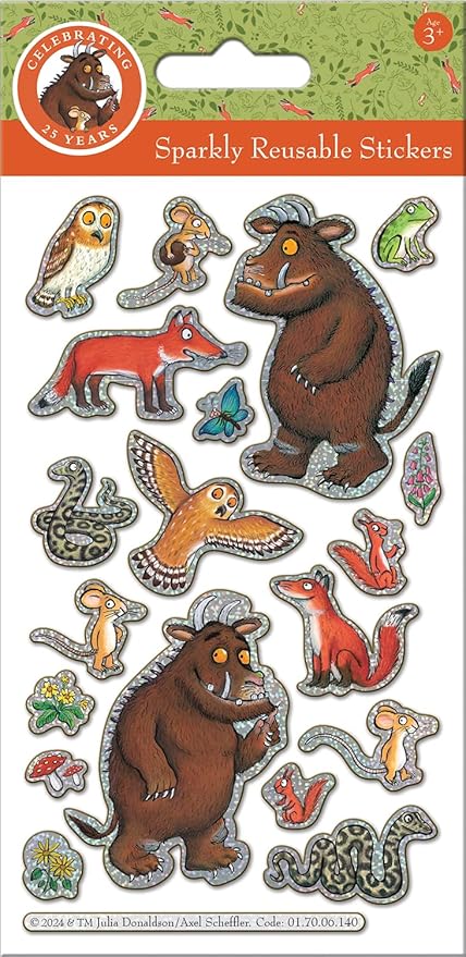 Paper Projects 01.70.06.140-25 The Gruffalo 25th Anniversary Sparkly ...