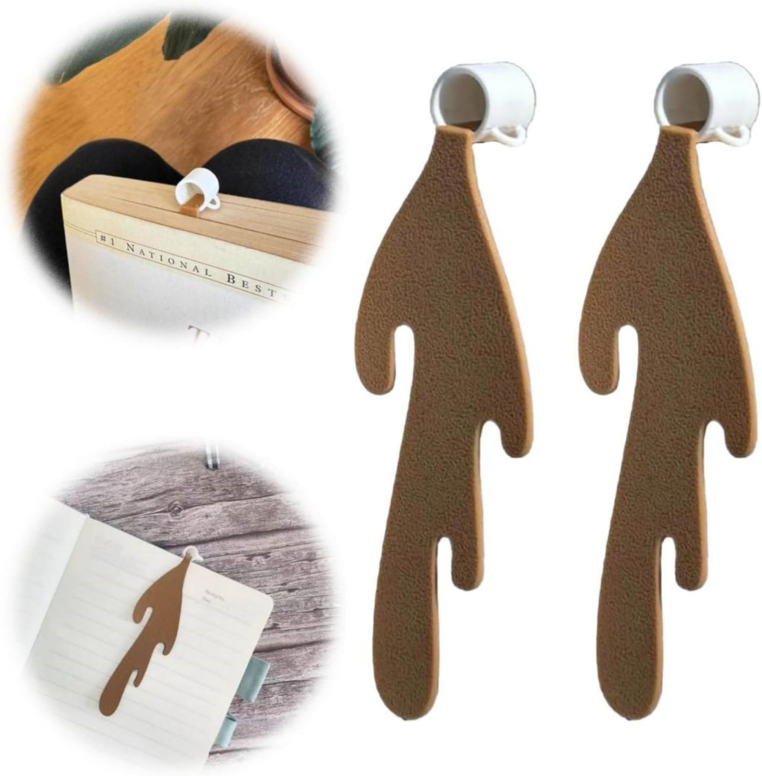 Amazon.com: Ymapinc Spilled Coffee Bookmark, Cute Cool Marks for ...