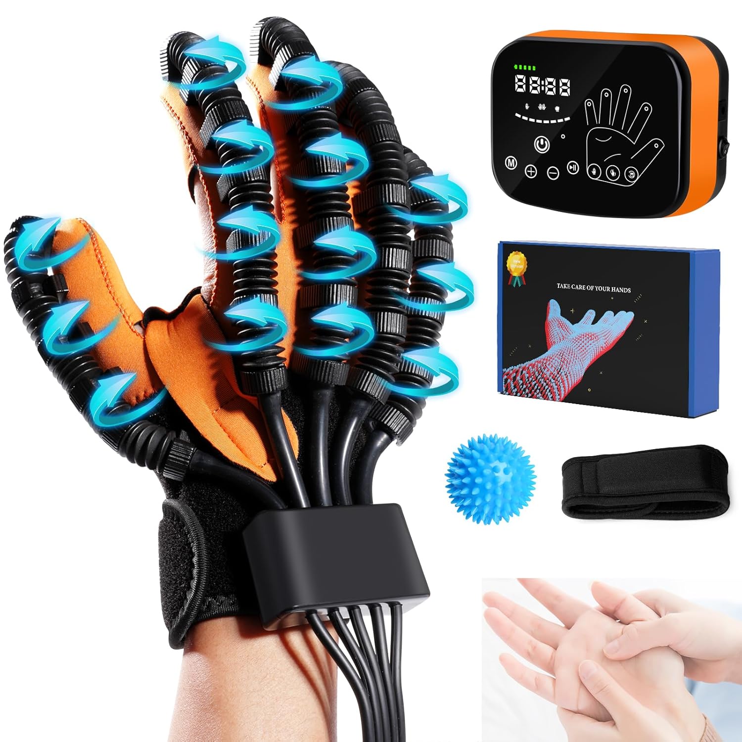 Amazon.com: Creliver 3rd-Generation Hand Rehabilitation Robot Gloves ...