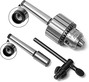 BMWOOD 1/2-Inch Key Drill Chuck with one JT33-MT2 Taper Arbor Inner ...