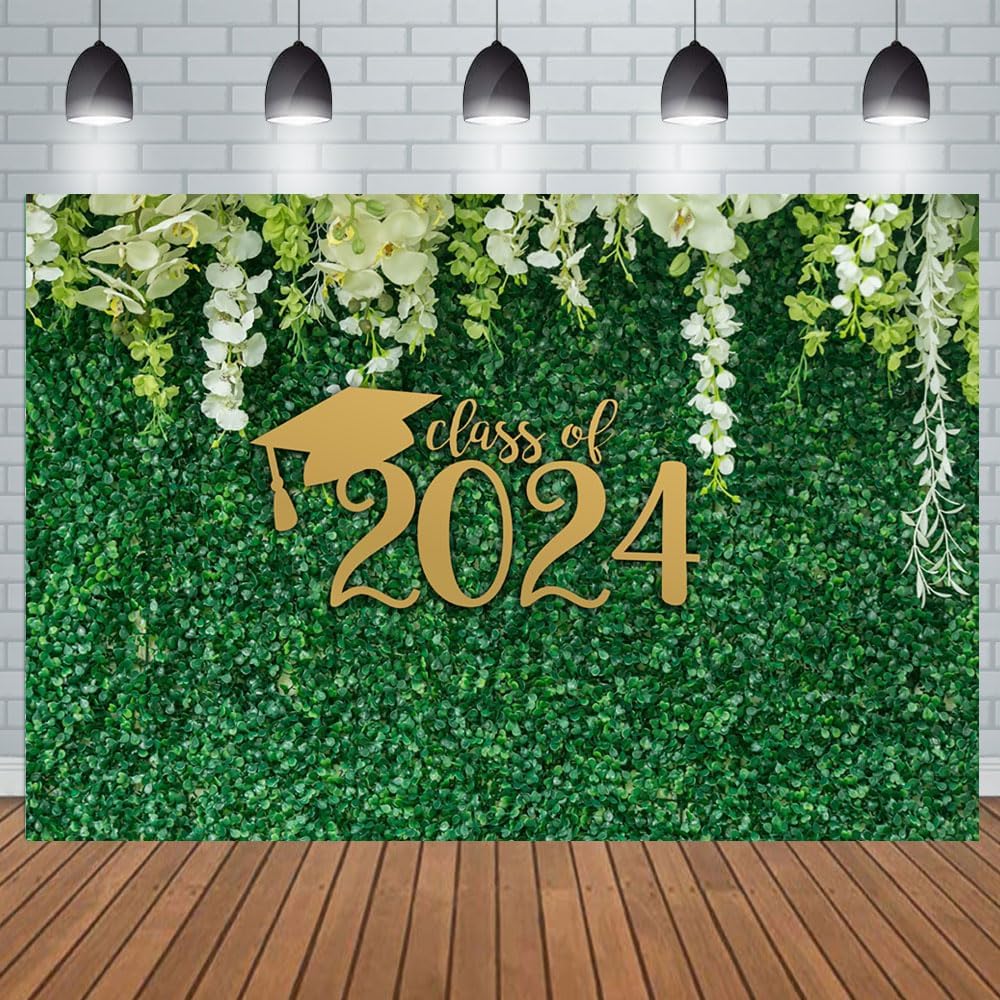 Amazon.com : Aperturee Class of 2024 Graduation Photography Backdrop ...
