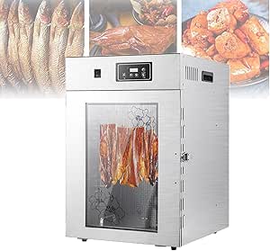 Amazon.com: Smoked Meat Dryer, 66lbs/30kg Rotary Automatic Food Dryer ...