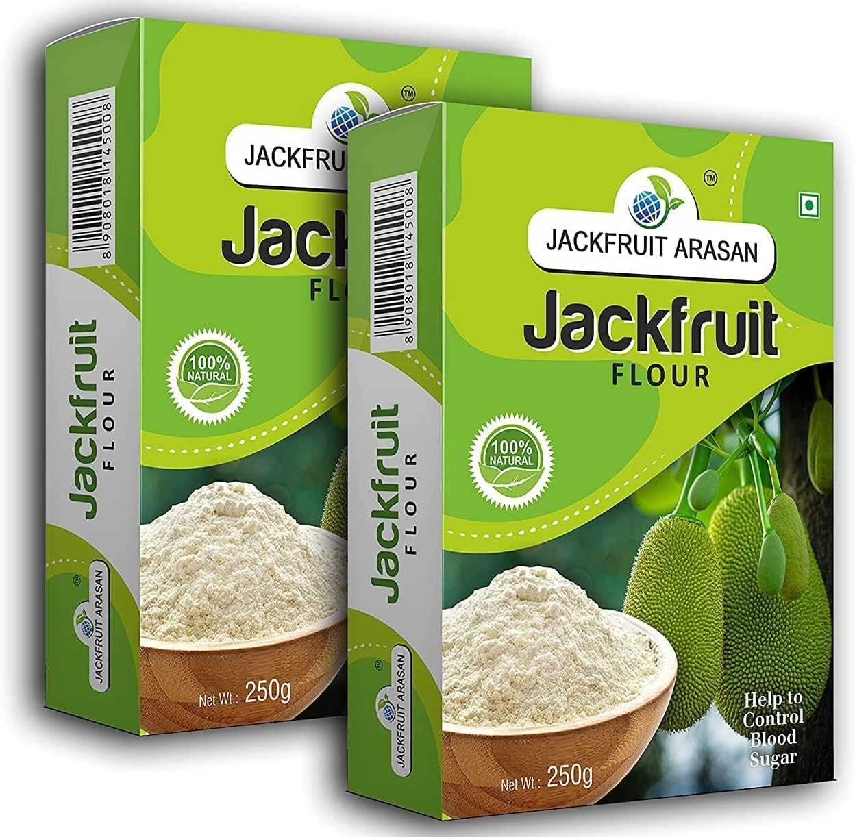 AOZA Jackfruit Flour 500gram (2 Pack of 250gram) : Amazon.co.uk: Grocery