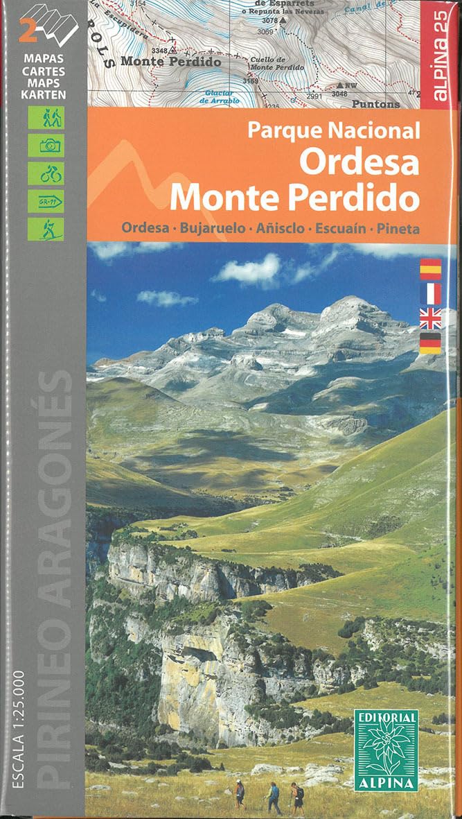 Ordesa y Monte Perdido 2 maps PN E25 : Editorial Alpina S.L.: Amazon.co ...