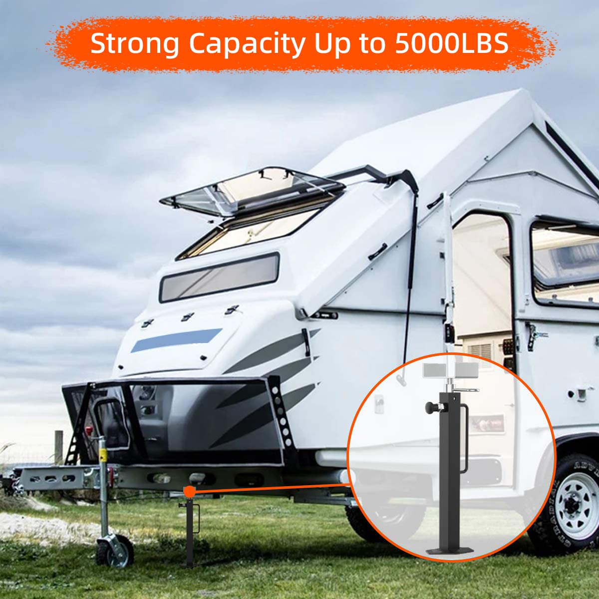 Snapklik.com : RV Slide Out Supports Stabilizer Jacks Heavy Duty Rust ...