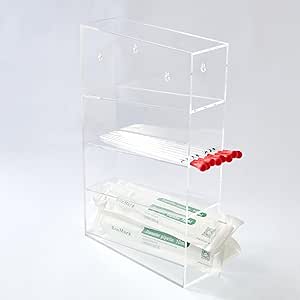 Amazon.com: CiaoHER Clear Acrylic Pipette Rack 4 compartment counter ...