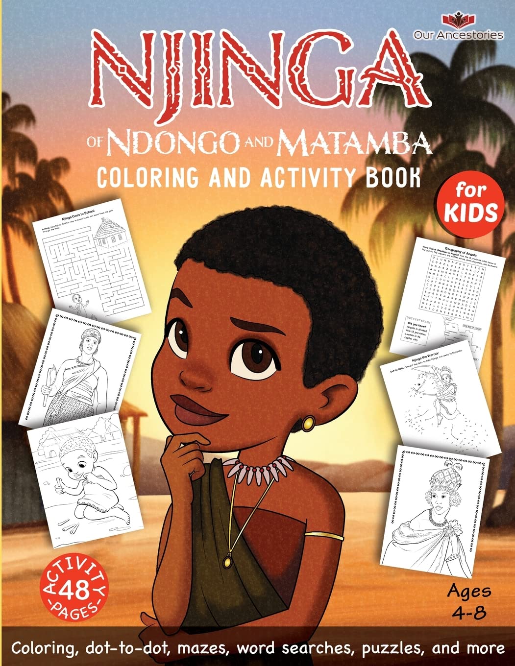 Njinga of Ndongo and Matamba Coloring and Activity Book: Aire, Ekiuwa ...