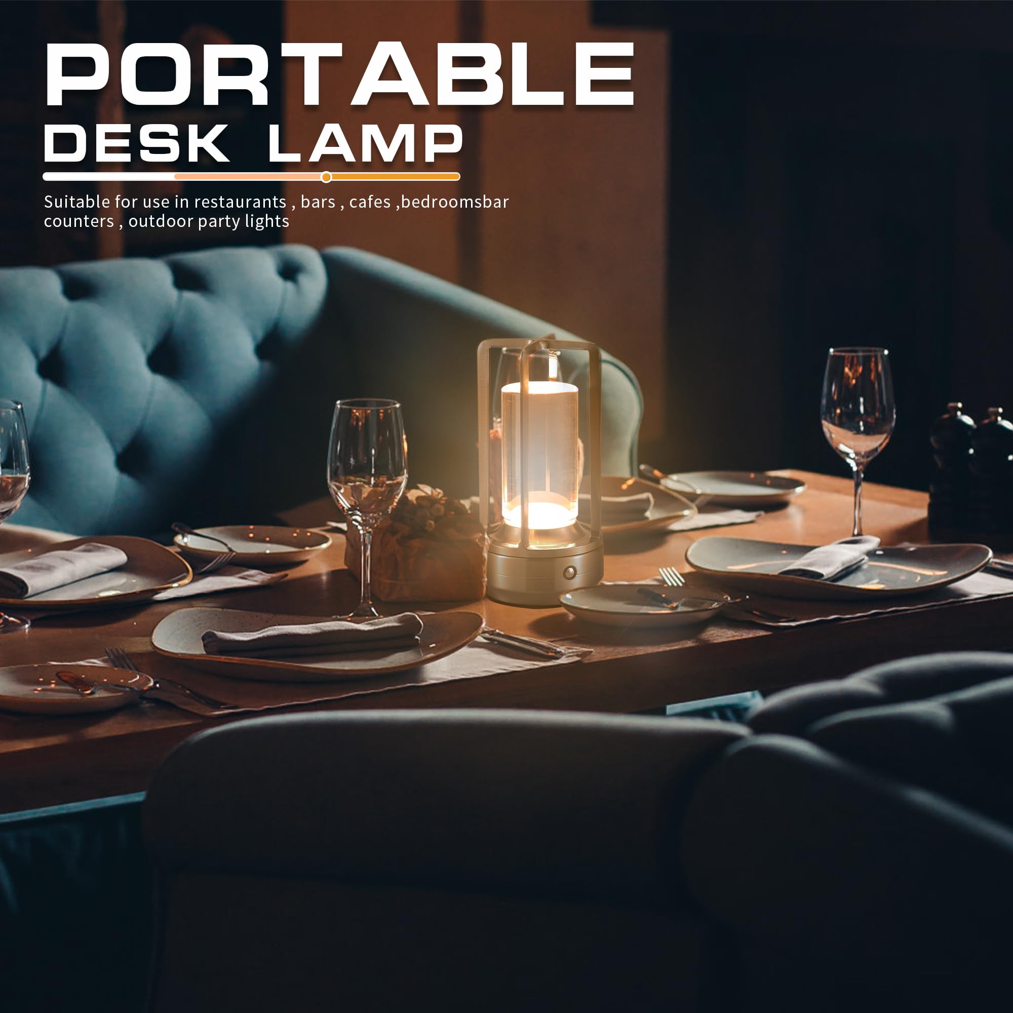 Idong Portable Cordless Table Lamp,LED Desk Lamp with Touch Control,3 ...