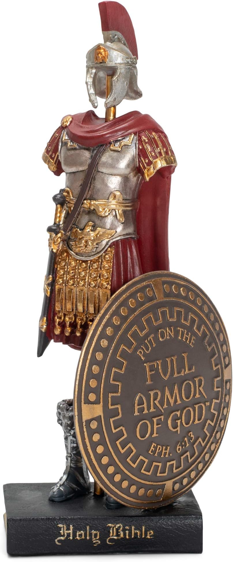 Amazon.com: US 14.38" Roman Soldier with Javelin and Shield Cold Cast ...