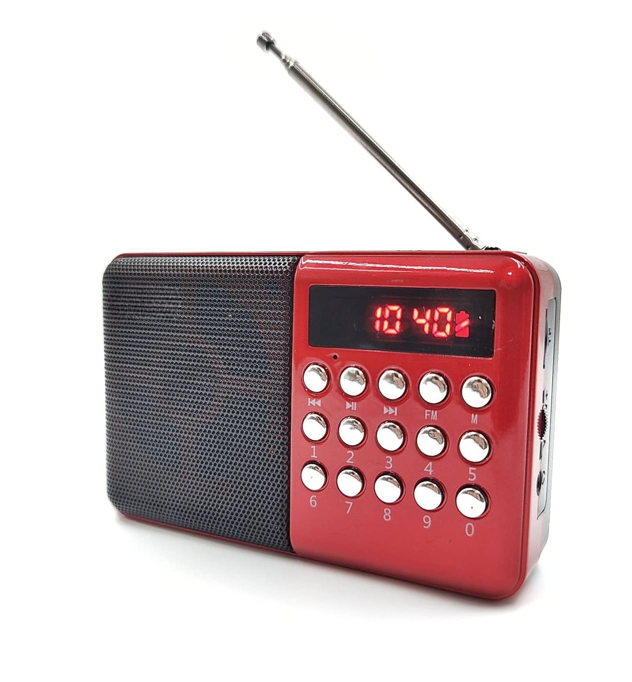 Blue Cheery FM Radio with Bluetooth Pocket FM Radio Bluetooth Speaker ...