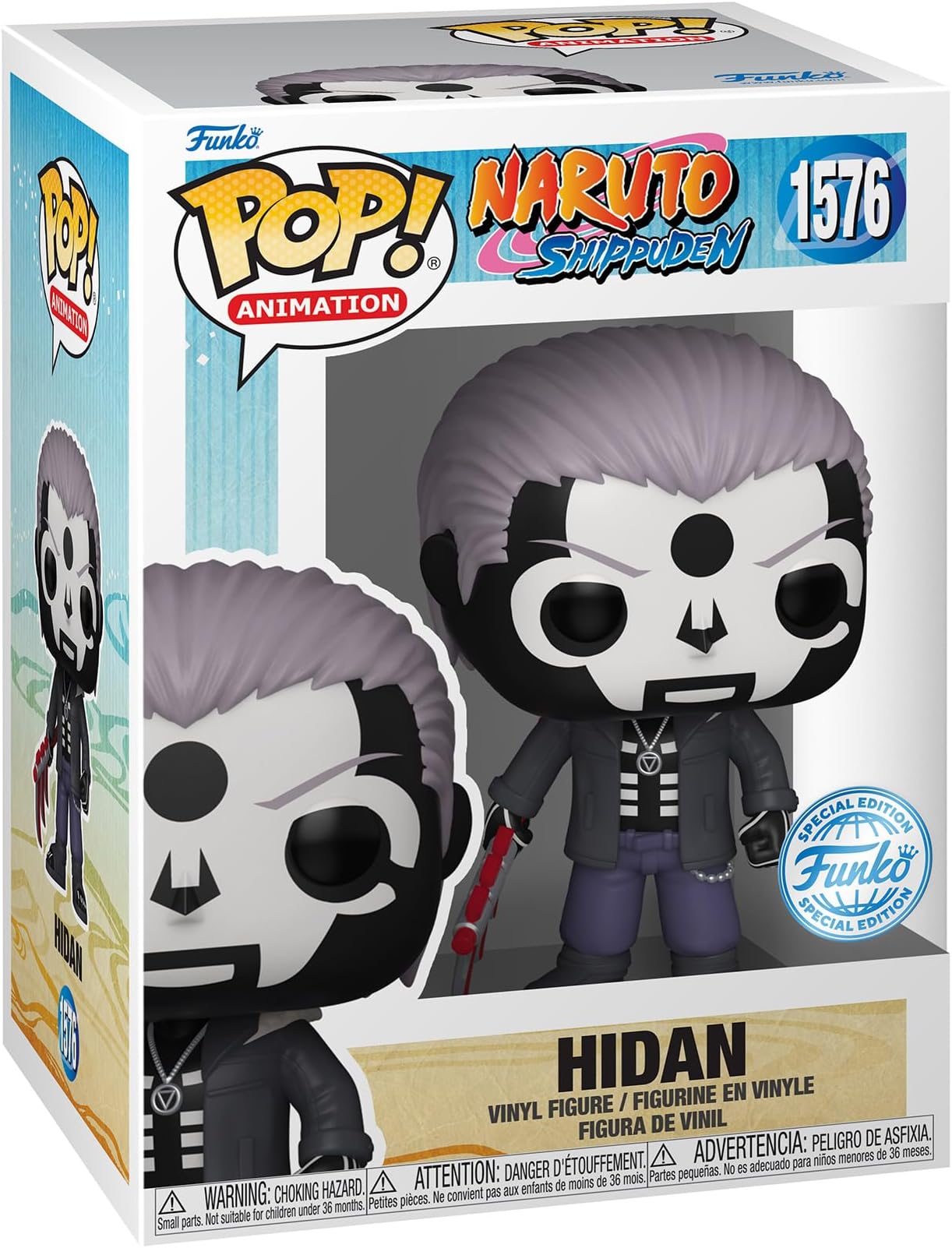 Amazon.com: Funko Pop! Animation: Naruto - Hidan with Jacket - Naruto ...