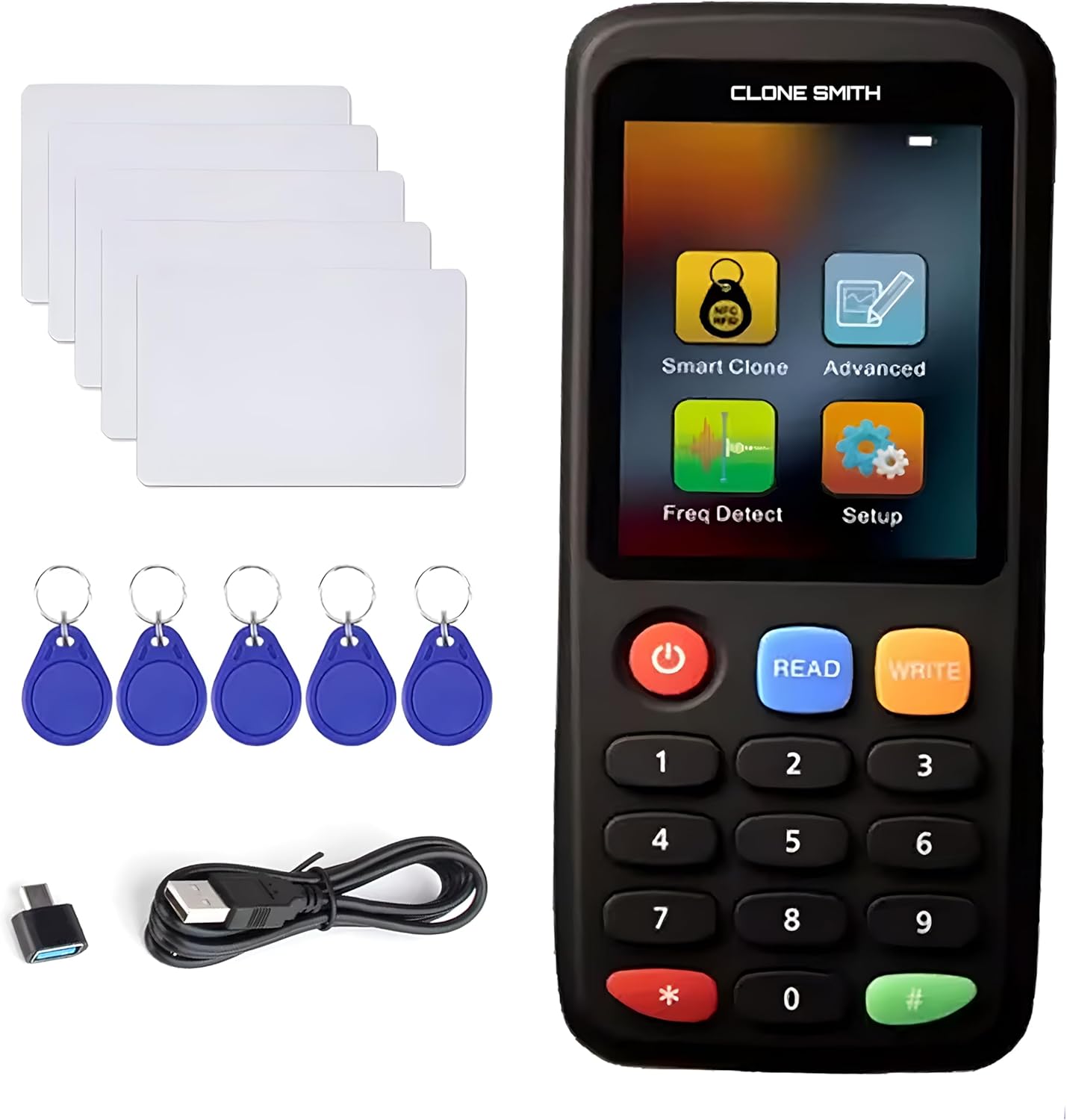 New X7 RFID Smart Chip Card Reader Writer – 125KHz & 13.56MHz Access ...