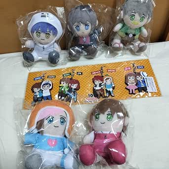 Amazon.co.jp: Red Hair Tomo Rubber Strap Akagamine Plush Toy Set of 5 ...