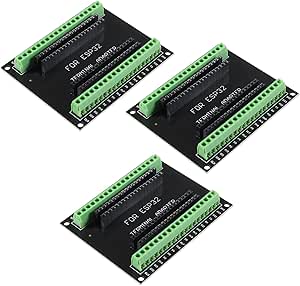 Amazon.com: 3PCS ESP32 Breakout Board GPIO 1 into 2 Compatible with 38 Pins ESP32S ESP32 ...