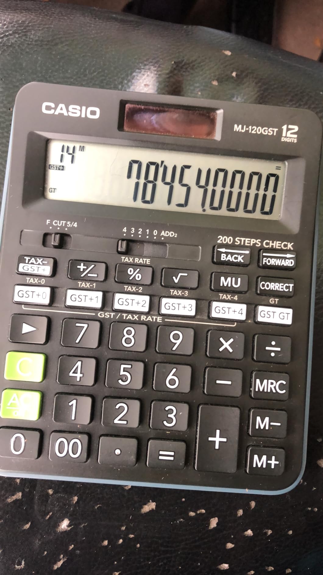 Casio MJ-120GST GST Calculator (Black) : Amazon.in: Office Products