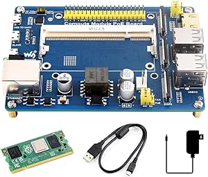 Amazon.com: Waveshare Compute Module IO Board with PoE Feature, Composite Breakout Board ...