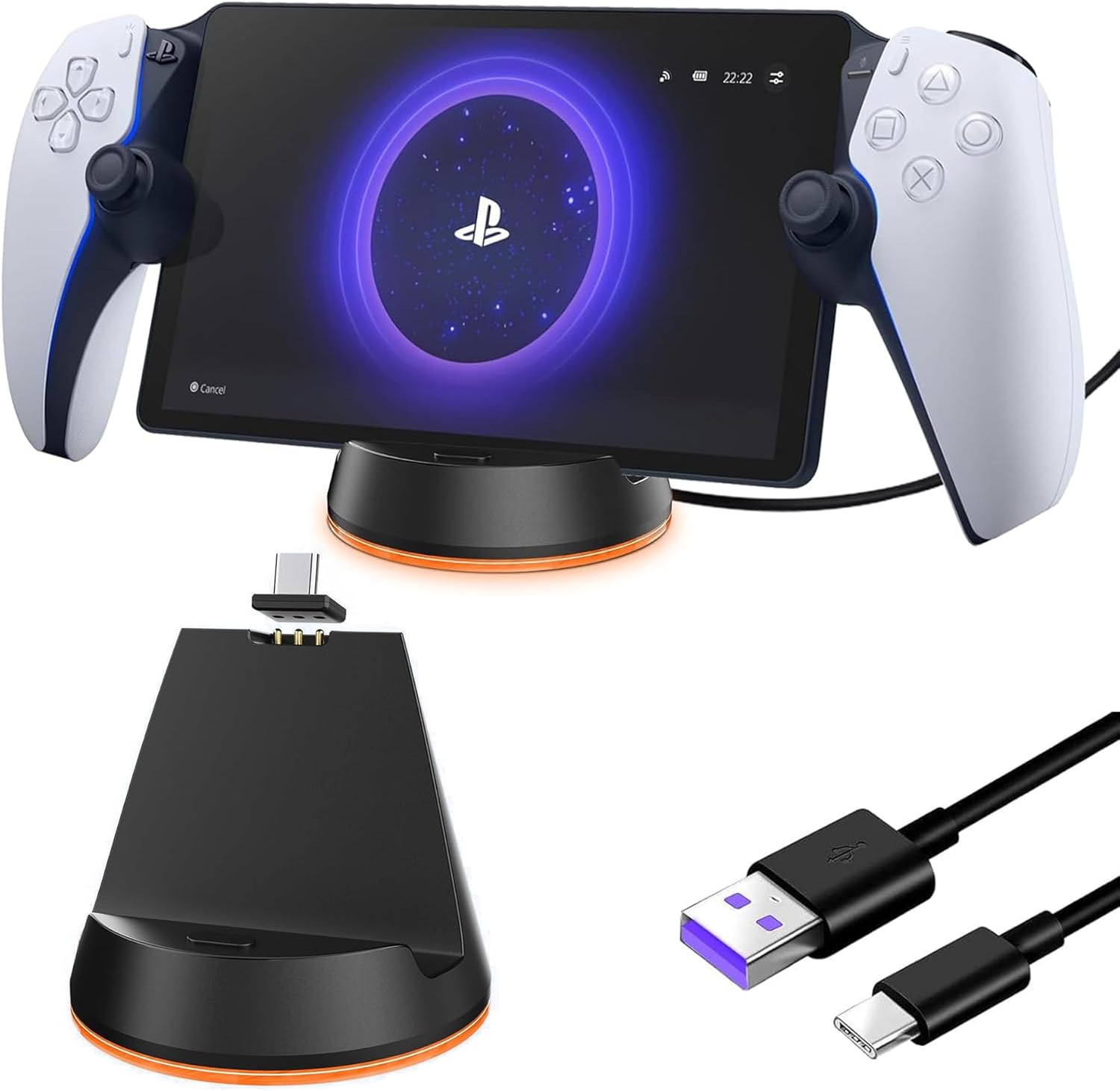 Amazon.com: Charging Docking Station for PlayStation Portal Remote ...