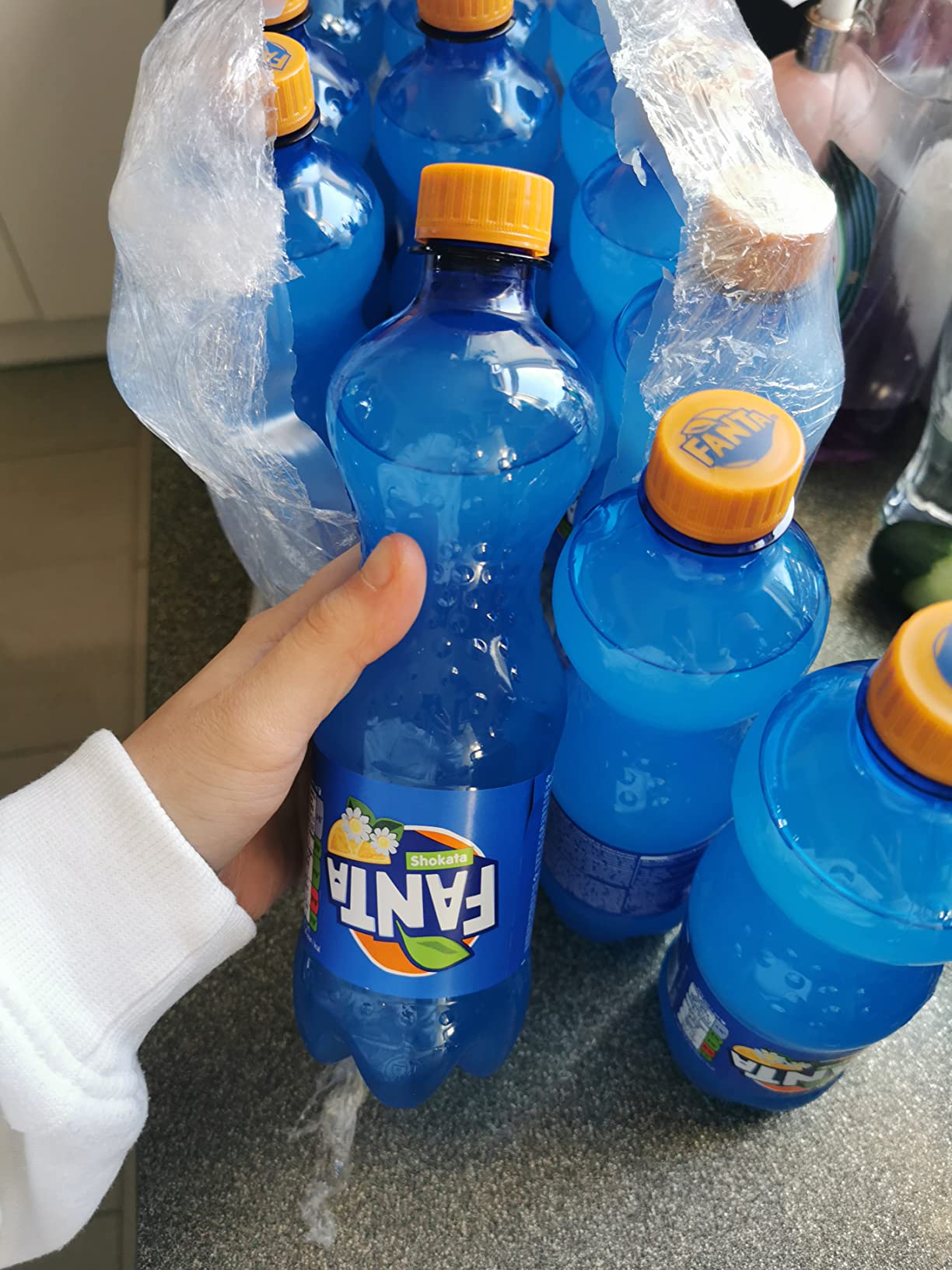 Fanta SHOKOTA (fanta Blue) 12 x 500ML : Amazon.co.uk: Grocery