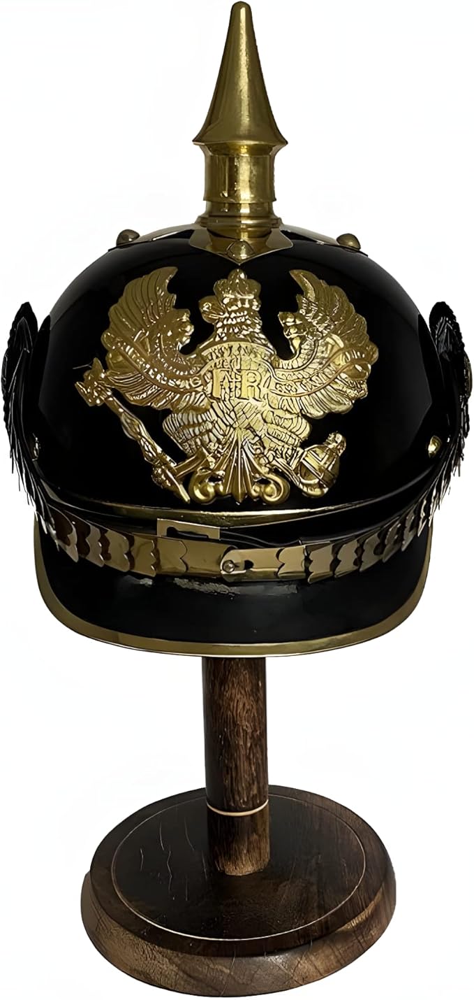 Amazon.com: Armour German Pickle HAUBE Helmet WWI SCA Leather Style ...