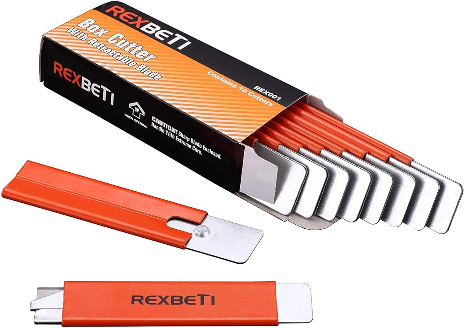 Amazon.com: REXBETI Box Cutter, Retractable Cardboard Cutter, Handy Box ...