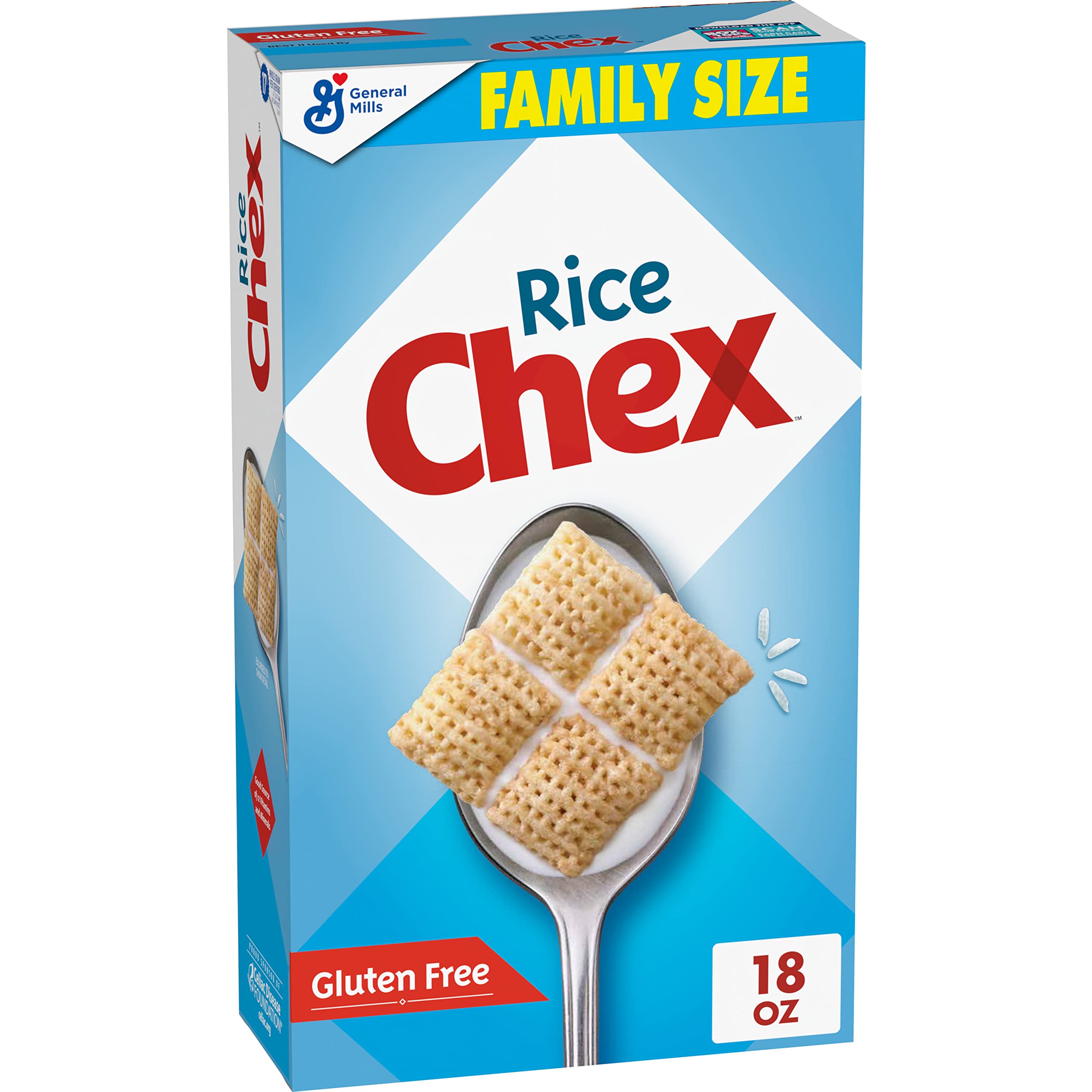 Buy Chex Rice Gluten Free Breakfast Cereal, Made with Whole Grain ...