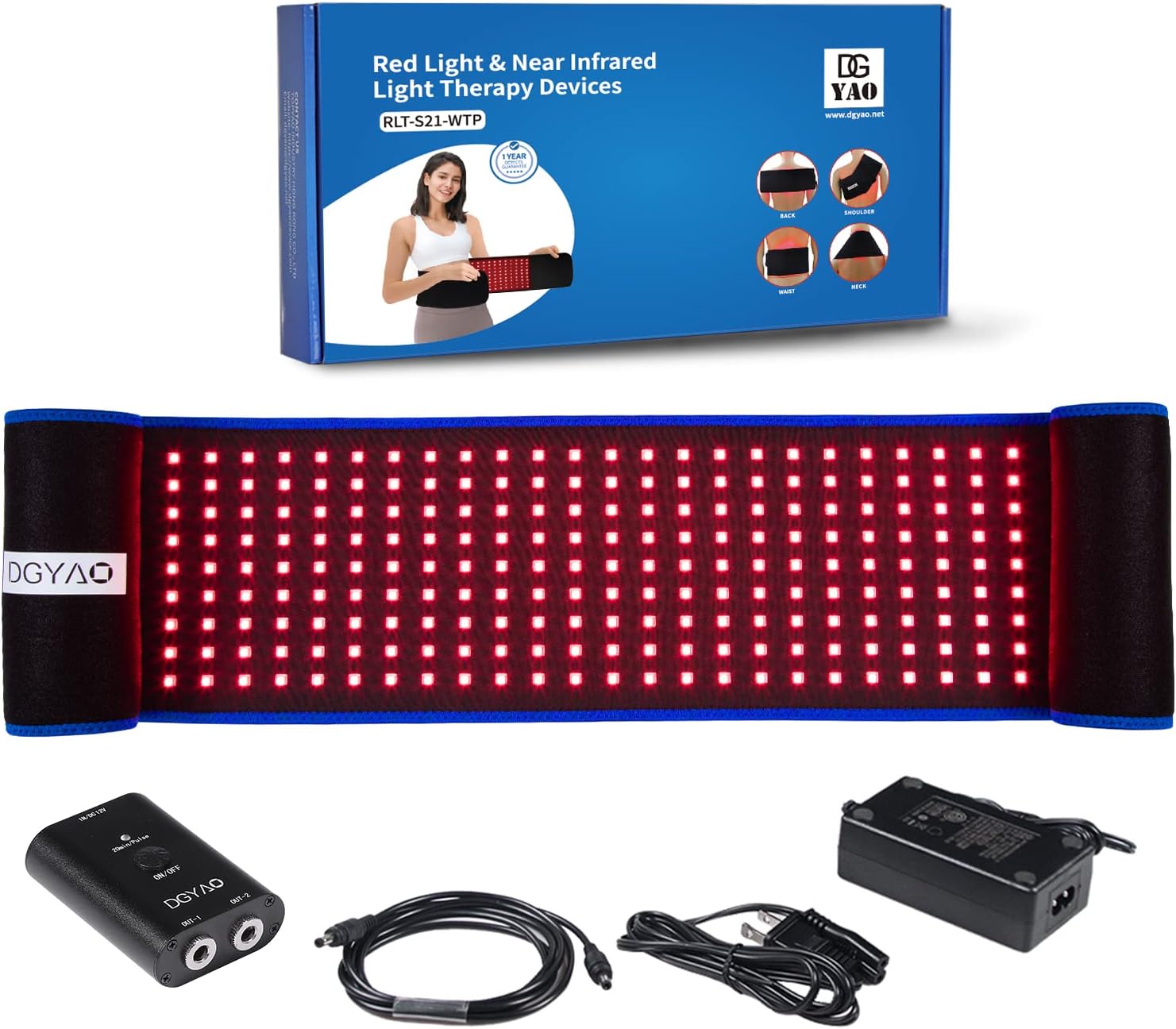 Amazon.com: DGXINJUN Red Infrared Light Therapy Devices for Body Wrap ...