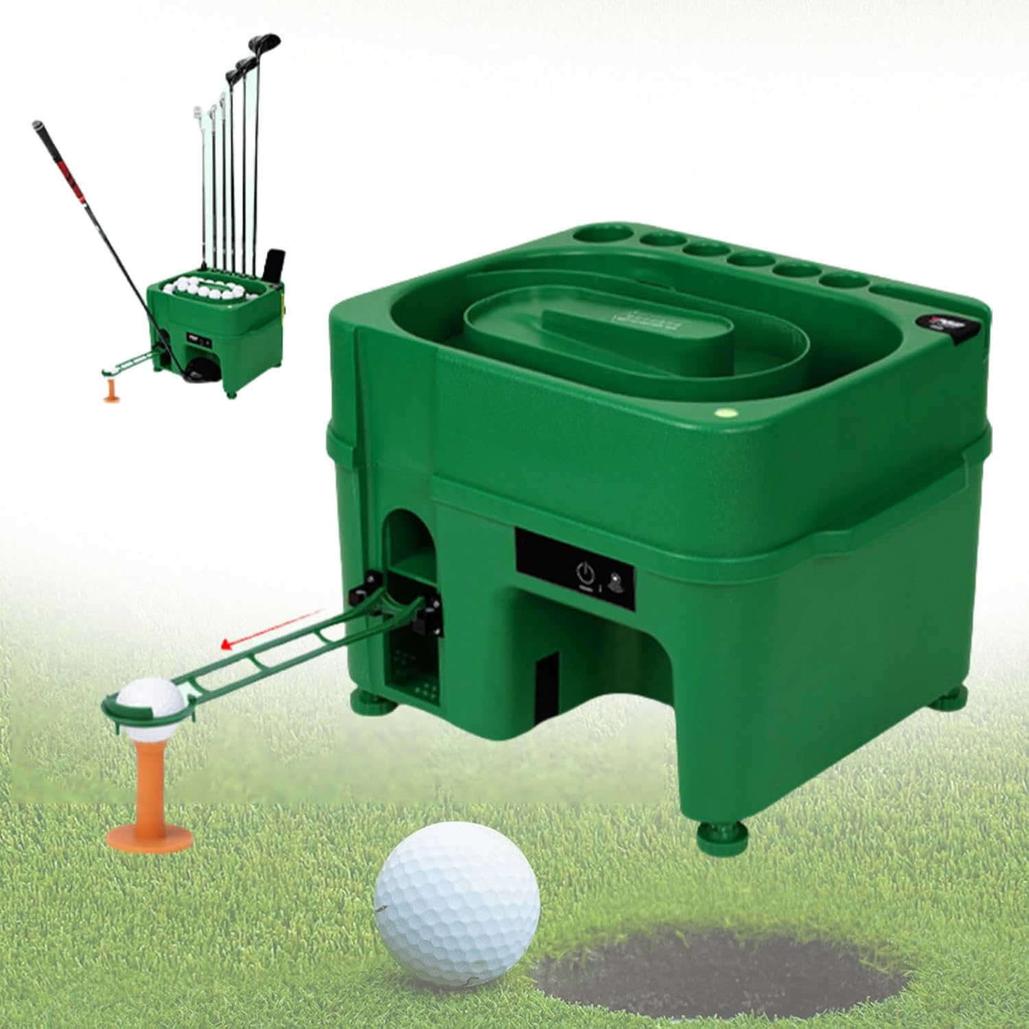 Amazon.com: Naturalpowev Golf Ball Dispenser 5000mah Automatic Machine ...