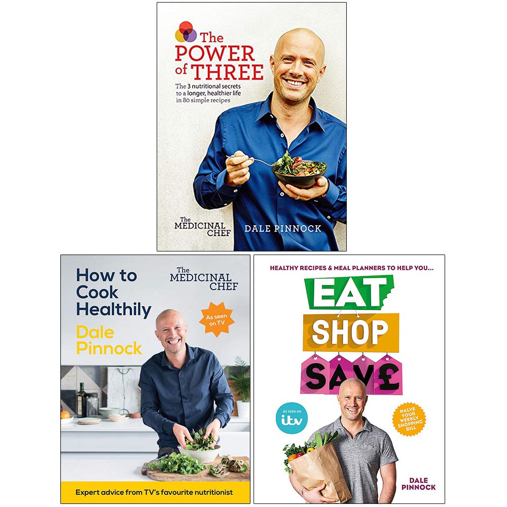 Dale Pinnock Collection 3 Books Set (The Medicinal Chef The Power of ...