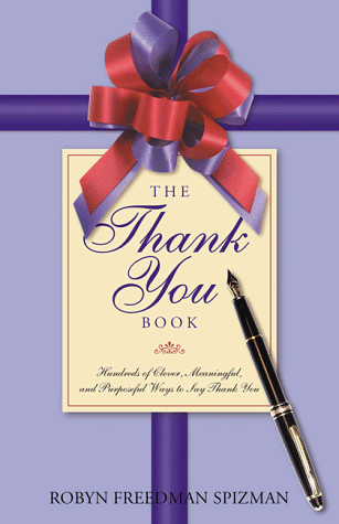 Amazon.com: The Thank You Book: Hundreds of Clever, Meaningful, and ...