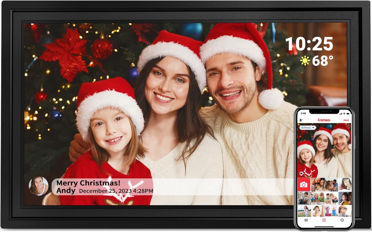 Amazon.com : YEMSD WiFi Digital Picture Frame, 32GB Memory, 15.6 Inch ...