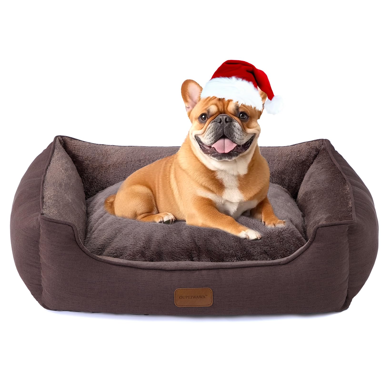 Amazon.com : OUPEIWAWA Rectangle Dog Bed for Large Medium Small Dogs ...