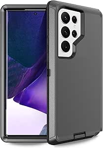 Anloes Defender Case for Samsung Galaxy S23 Ultra 5G, Heavy Duty Shockproof Dustproof 3 in 1 ...