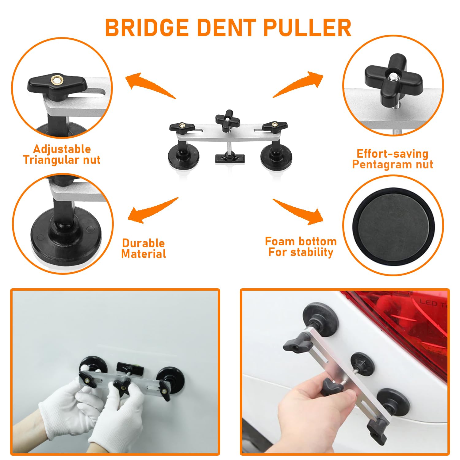 Snapklik.com : 128PCS Auto Body Dent Repair Kit