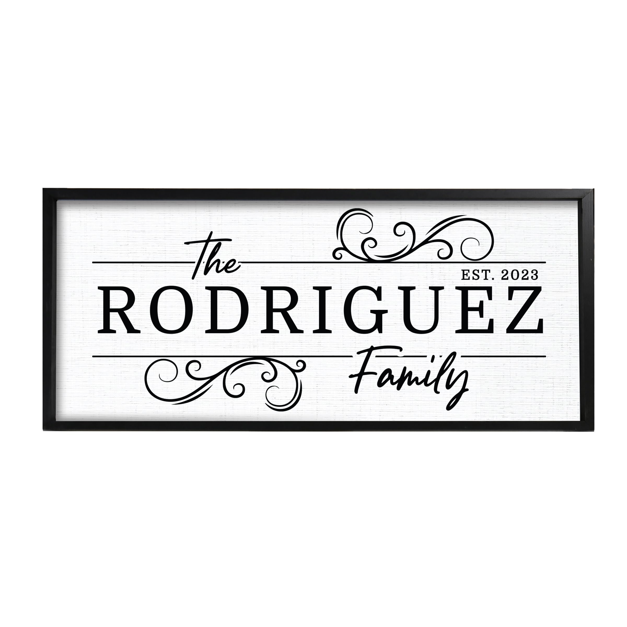 Letreros Con Apellidos Personalizados