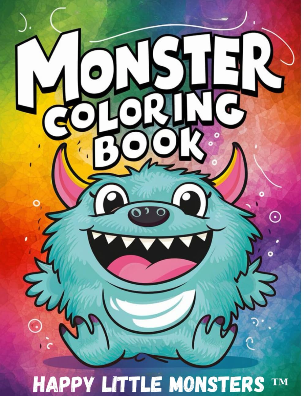 Amazon.com: Monster Coloring Book For Kids: Happy Little Monsters ...
