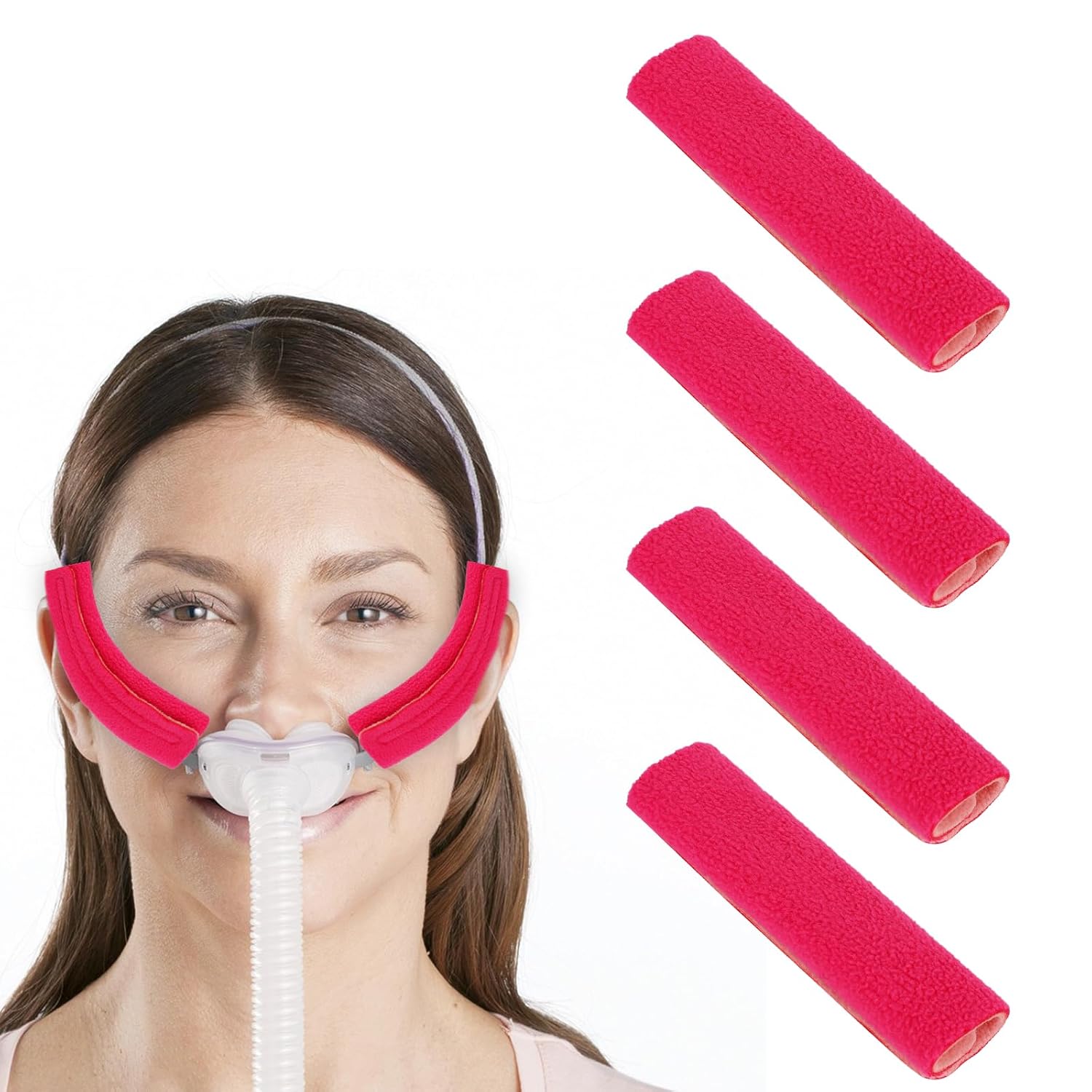 4pcs Positive Pressure Strap Covers for CPAP, CPAP Mask Liners, Soft ...