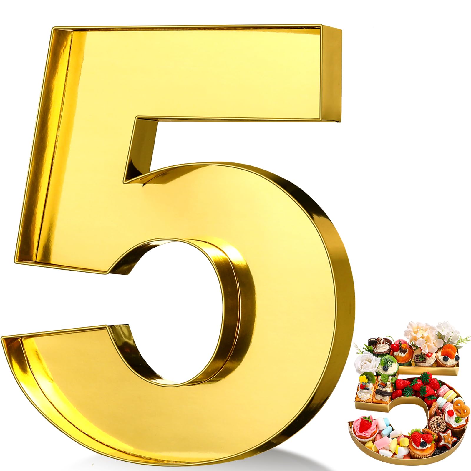 Amazon.com: Mifoci 13.7" Cardboard Number for Charcuterie Cupcake ...