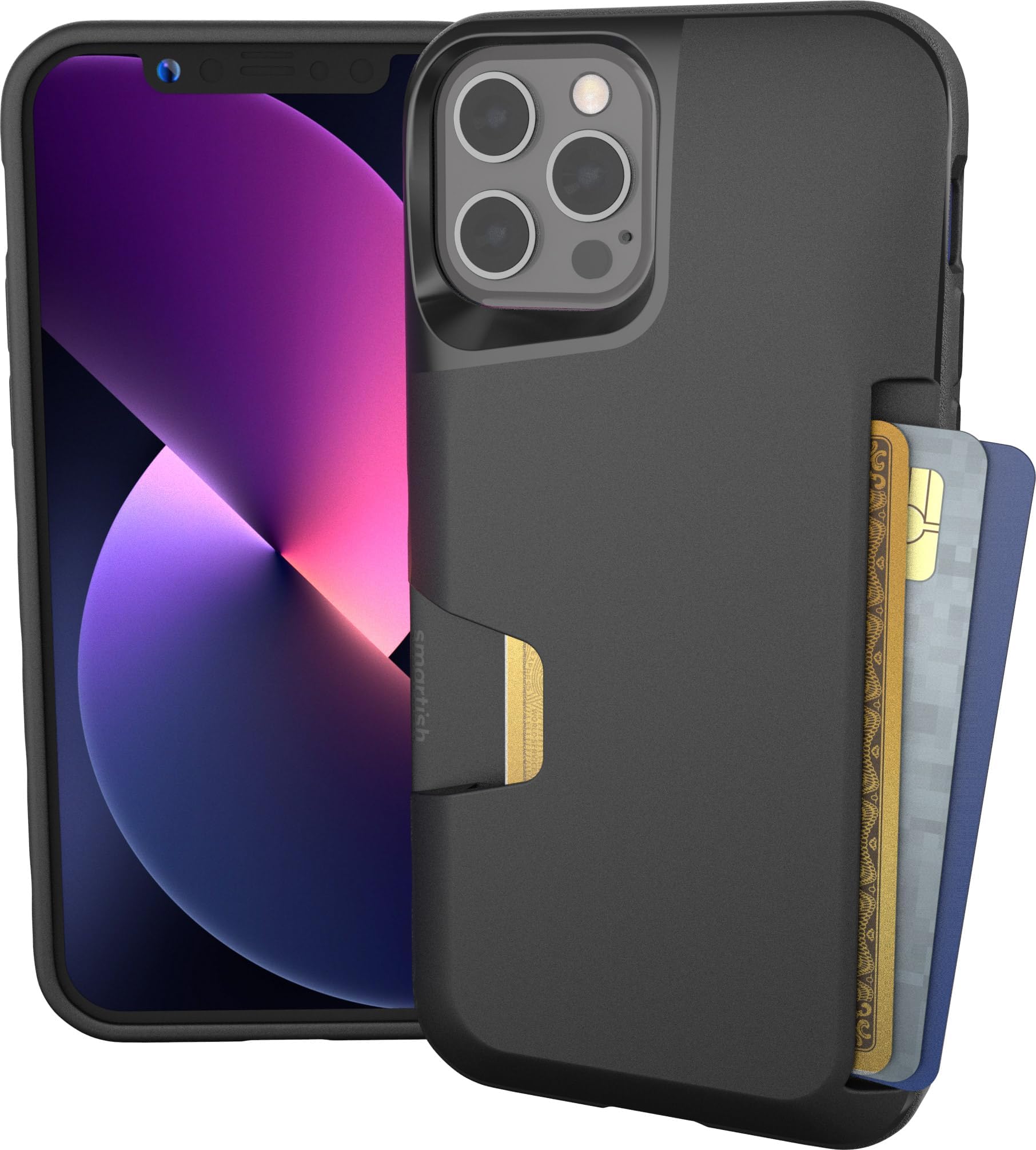 VENINGO iPhone 12/12 Pro Case with Card Holder,Multifunctional ...