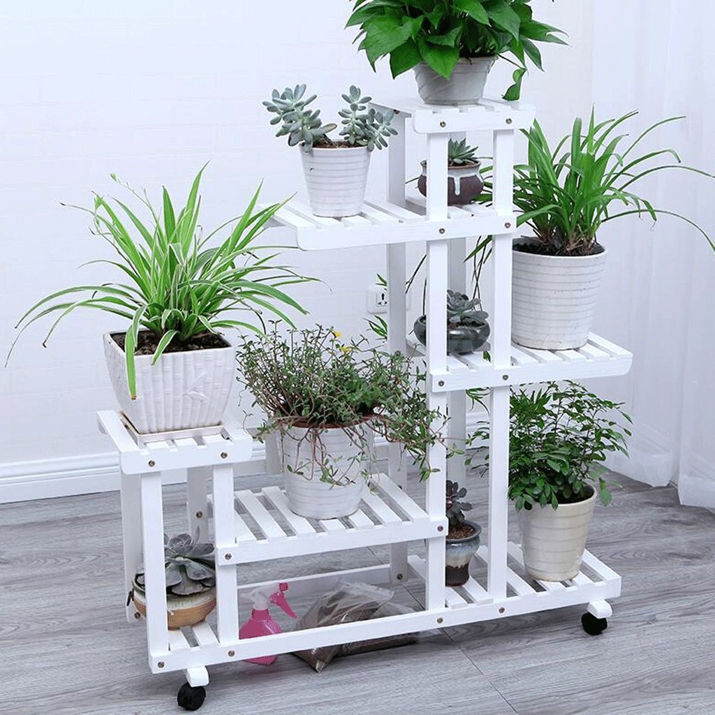 Porte Plante Antisepsis Porte-fleurs en bois Couleurs multicouches ...