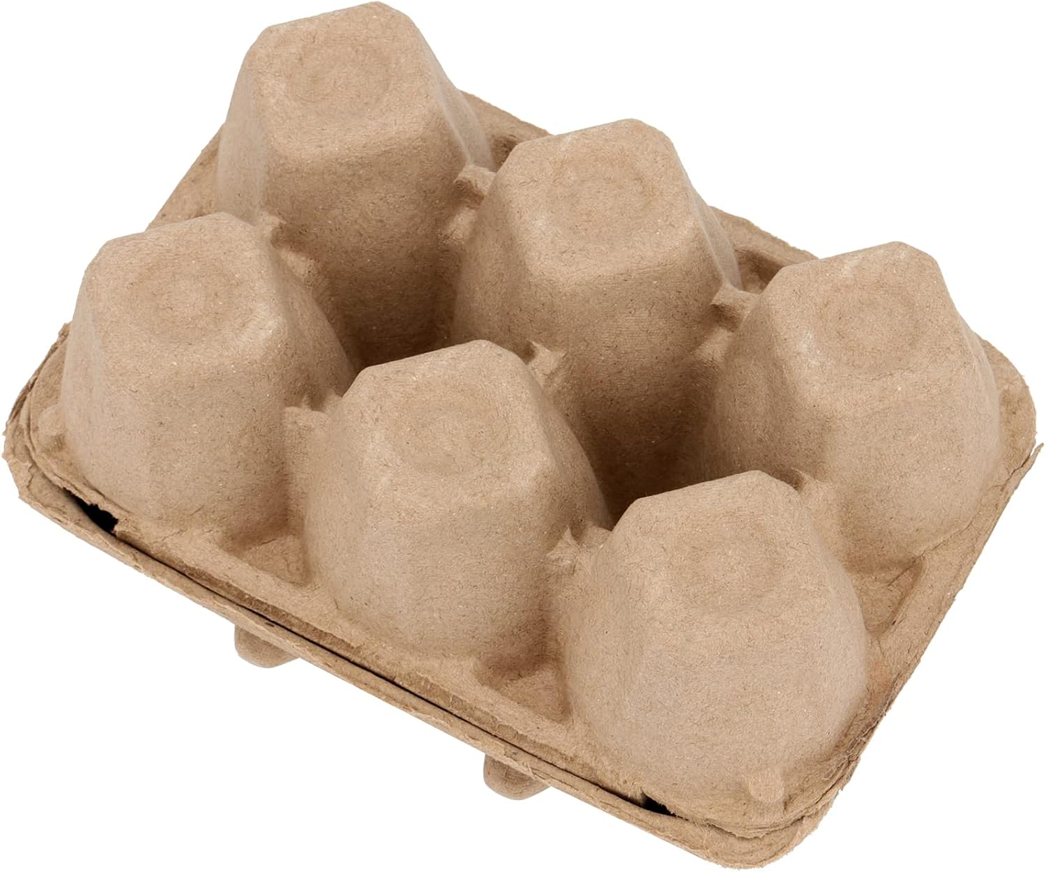 50 Pack 6 Count Egg Cartons, Pulp Fiber Empty Egg Carton, Chicken Egg ...